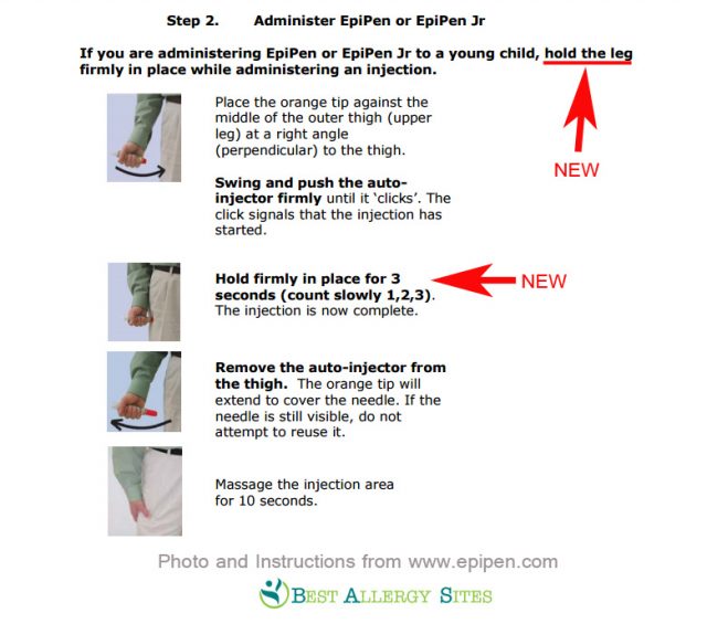 FDA Revises Instructions On How To Use EpiPens – Best Allergy Sites